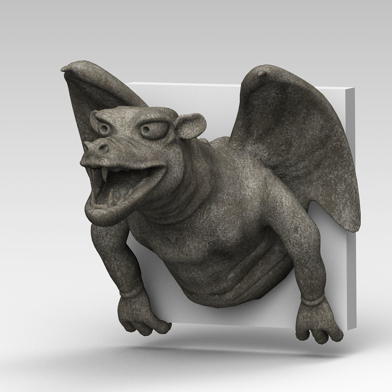 gargoyle 3d model