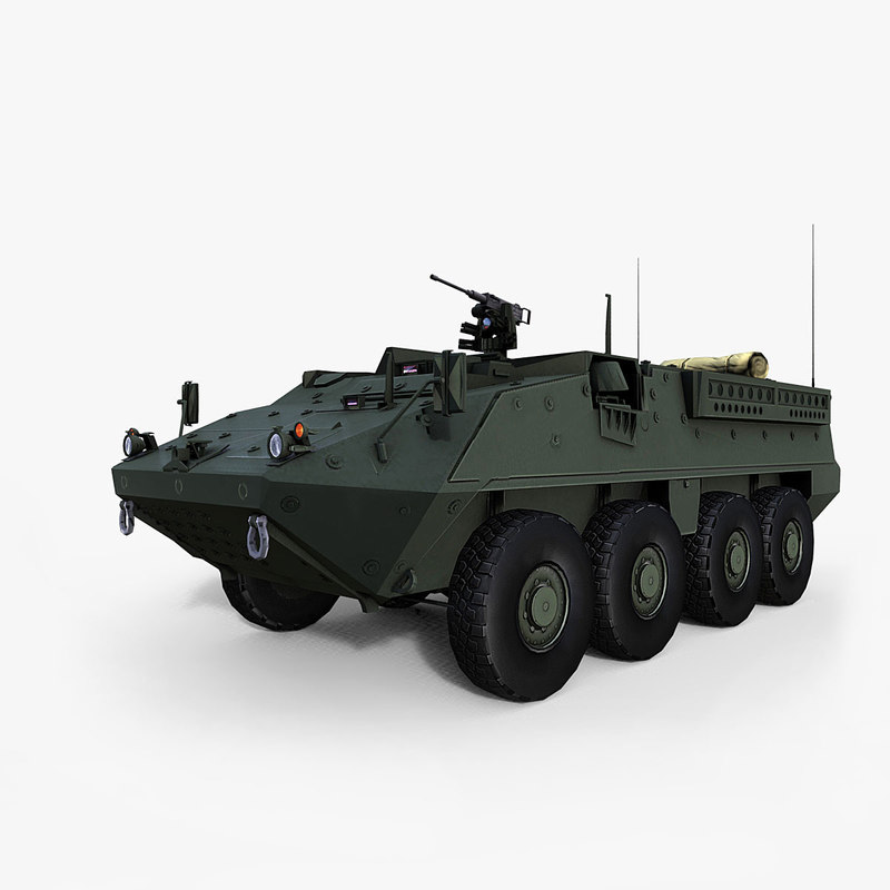 m1126 infantry carrier 3d model