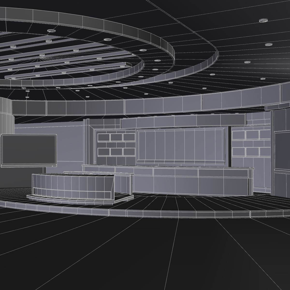 3ds max virtual set elections news studio