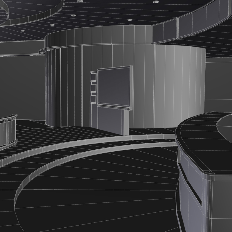 3ds max virtual set elections news studio