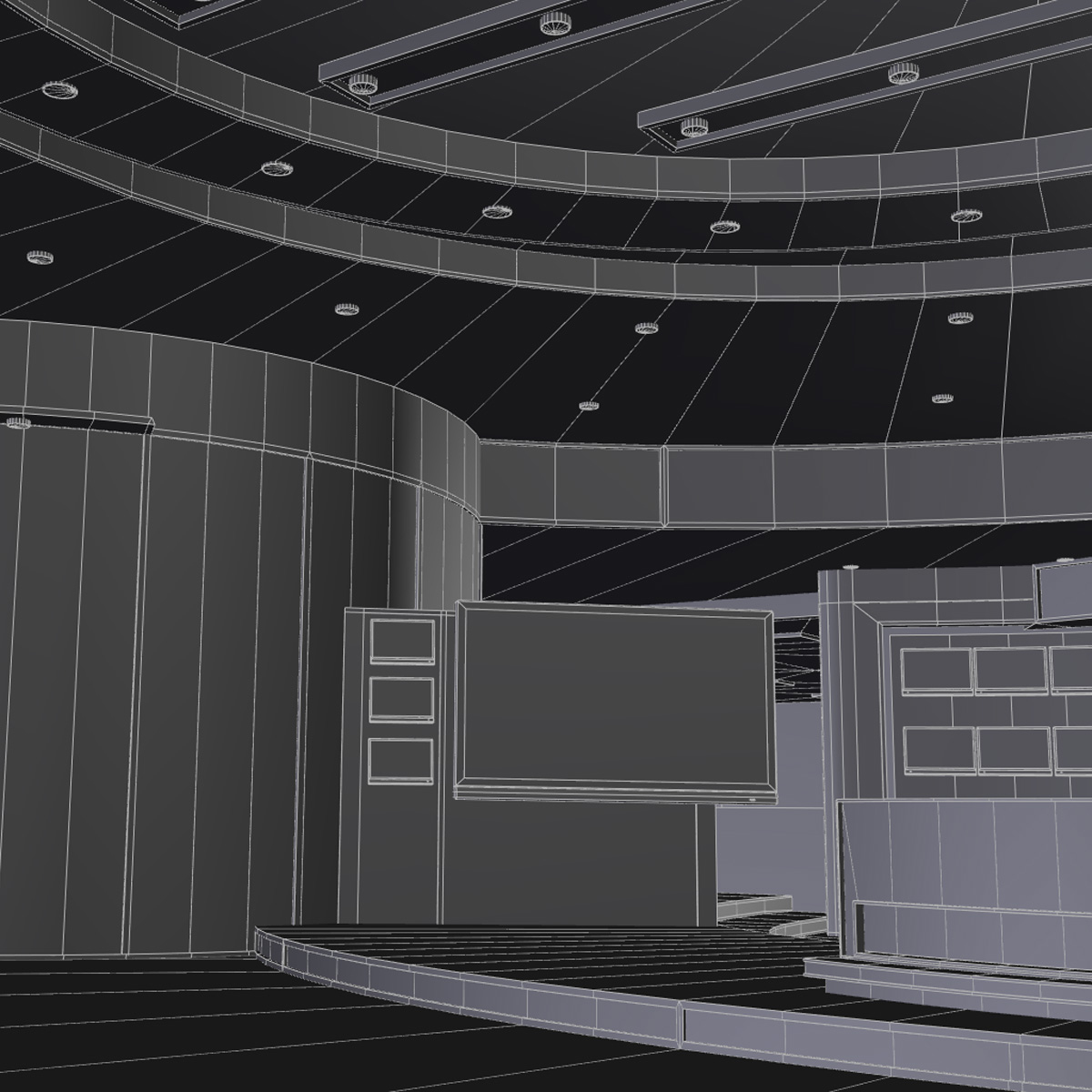 3ds max virtual set elections news studio