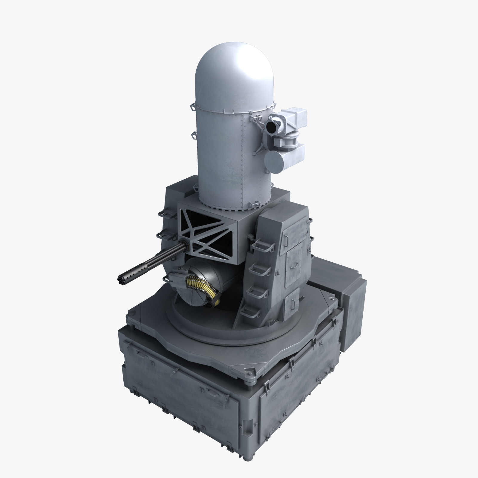 3d model ciws phalanx mk 15