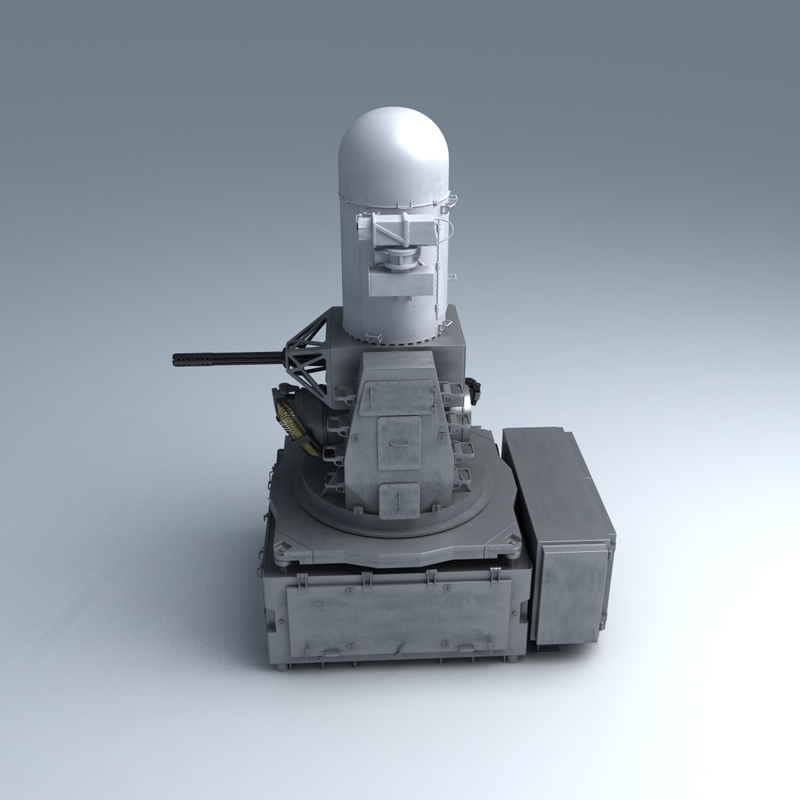 3d model ciws phalanx mk 15