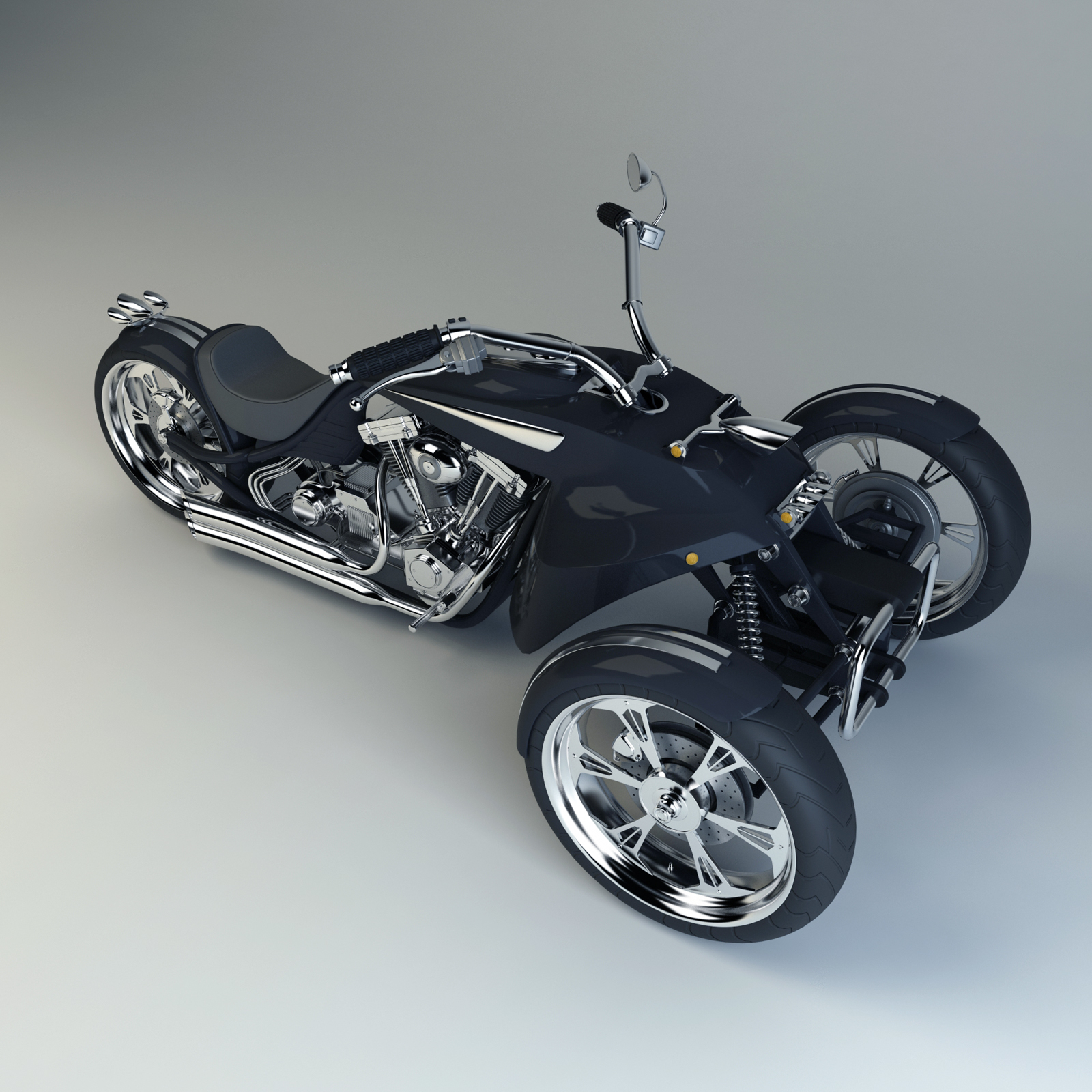 max custom trike chopper