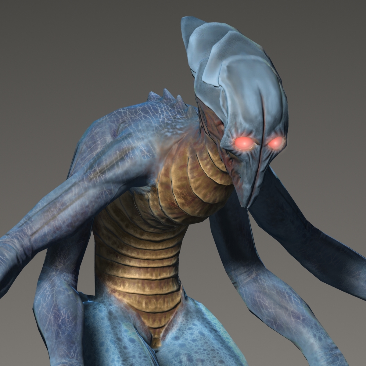 alien creature 3d max