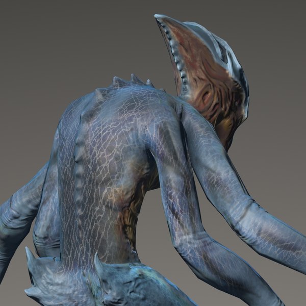 alien creature 3d max