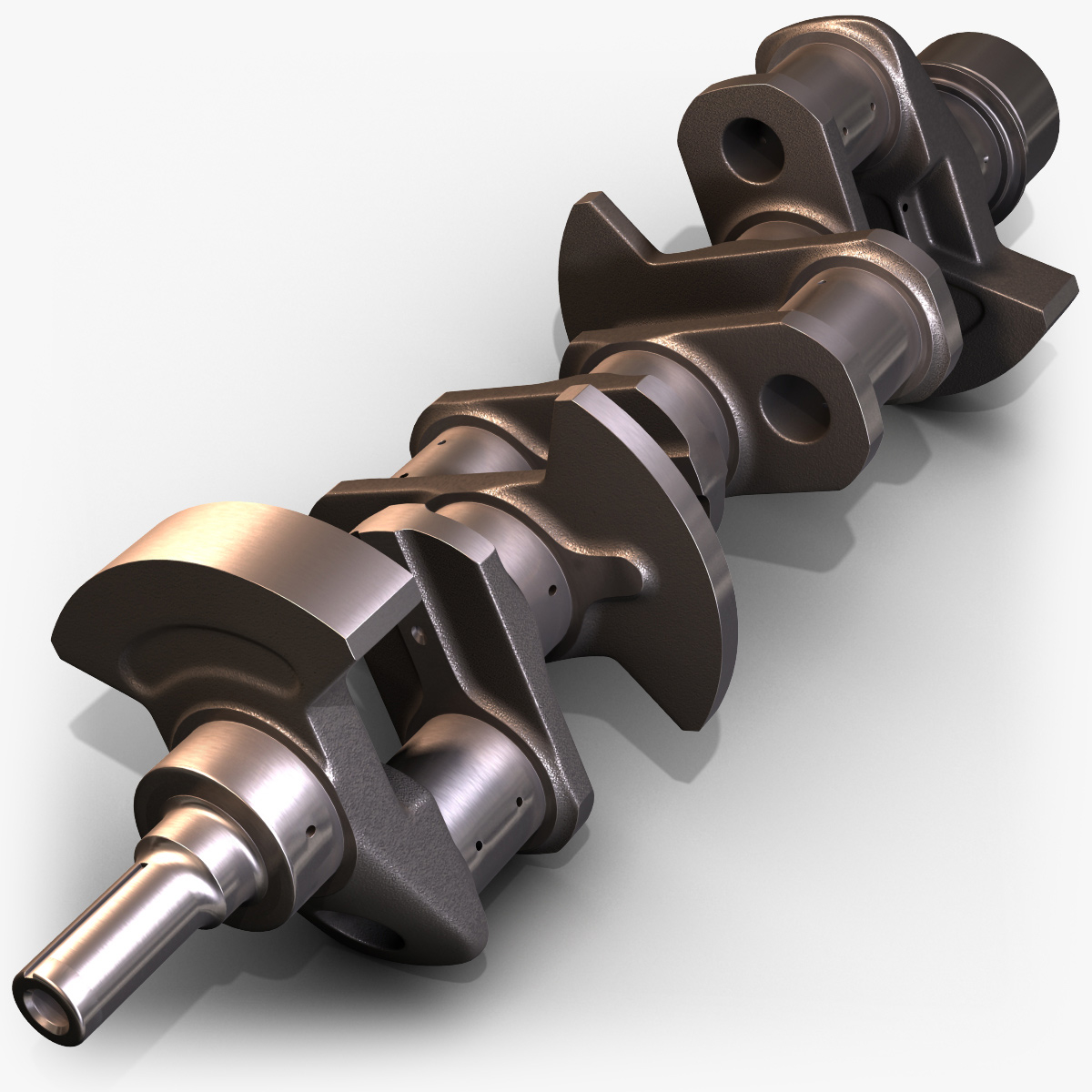 3d model of crankshaft engine