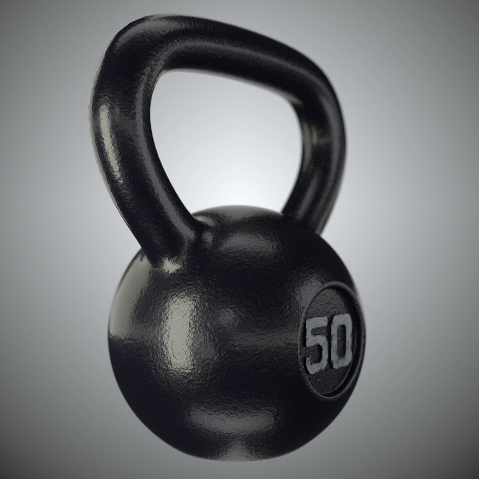 3d kettlebell bell model