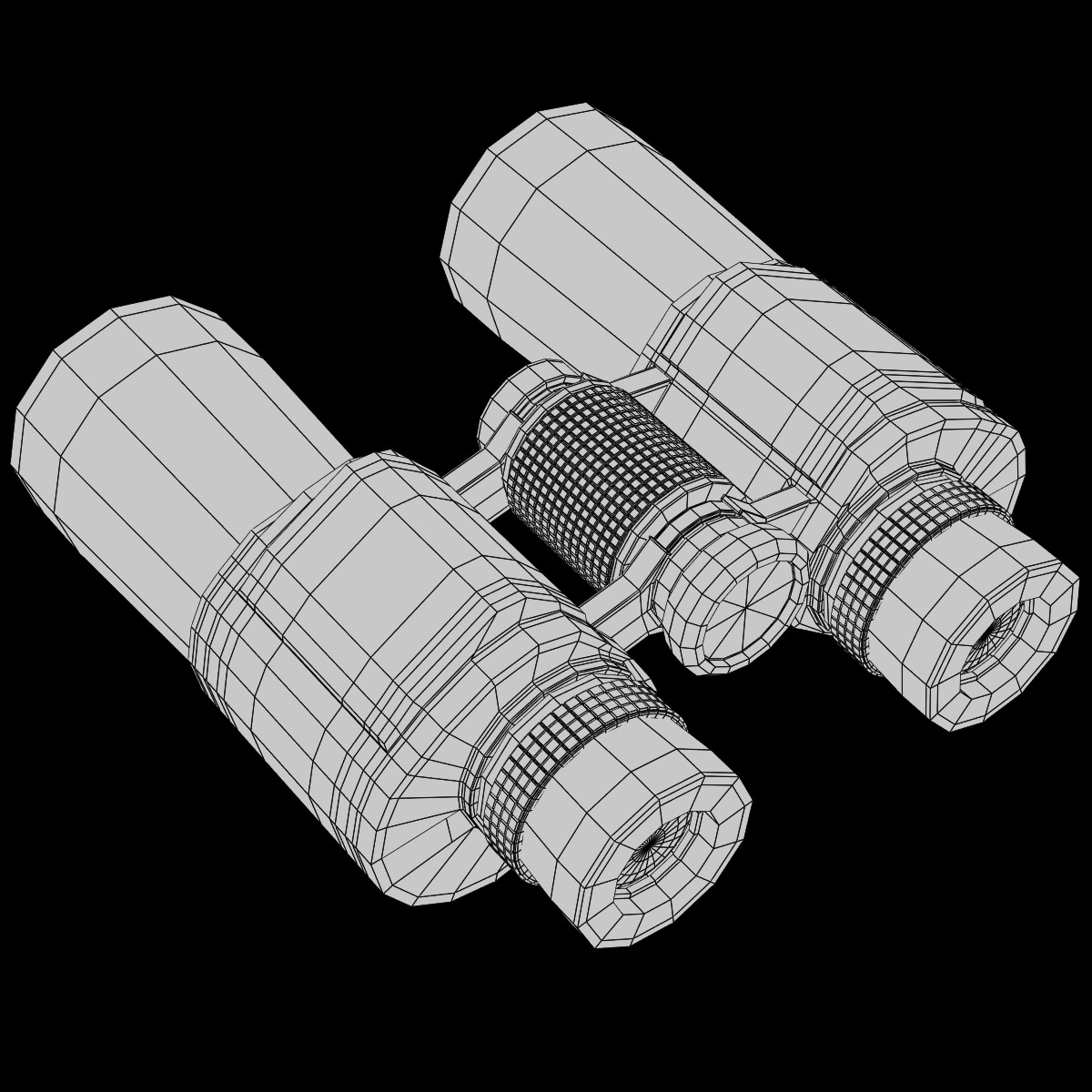 binoculars noculars 3d obj