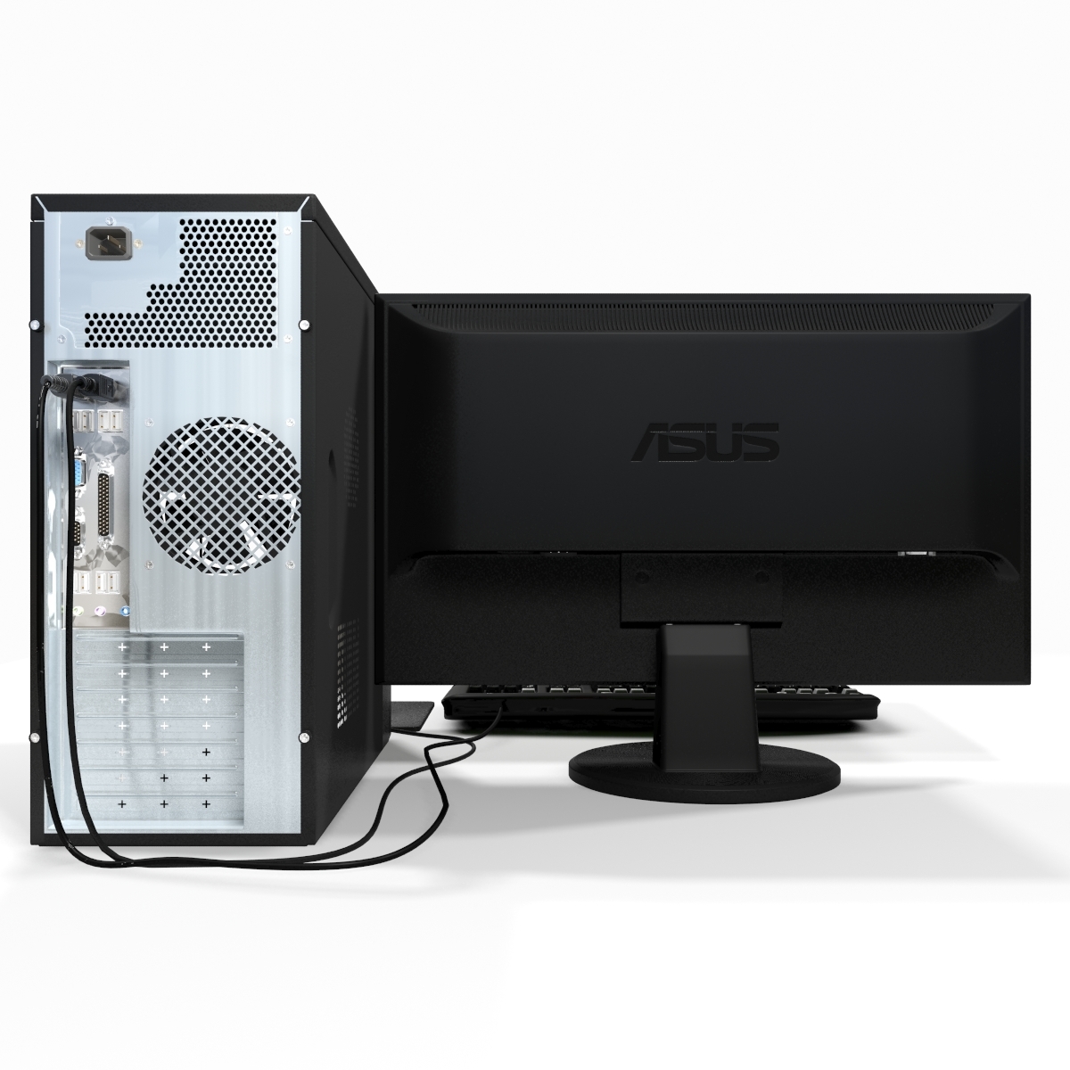 3d model personal computer monitor