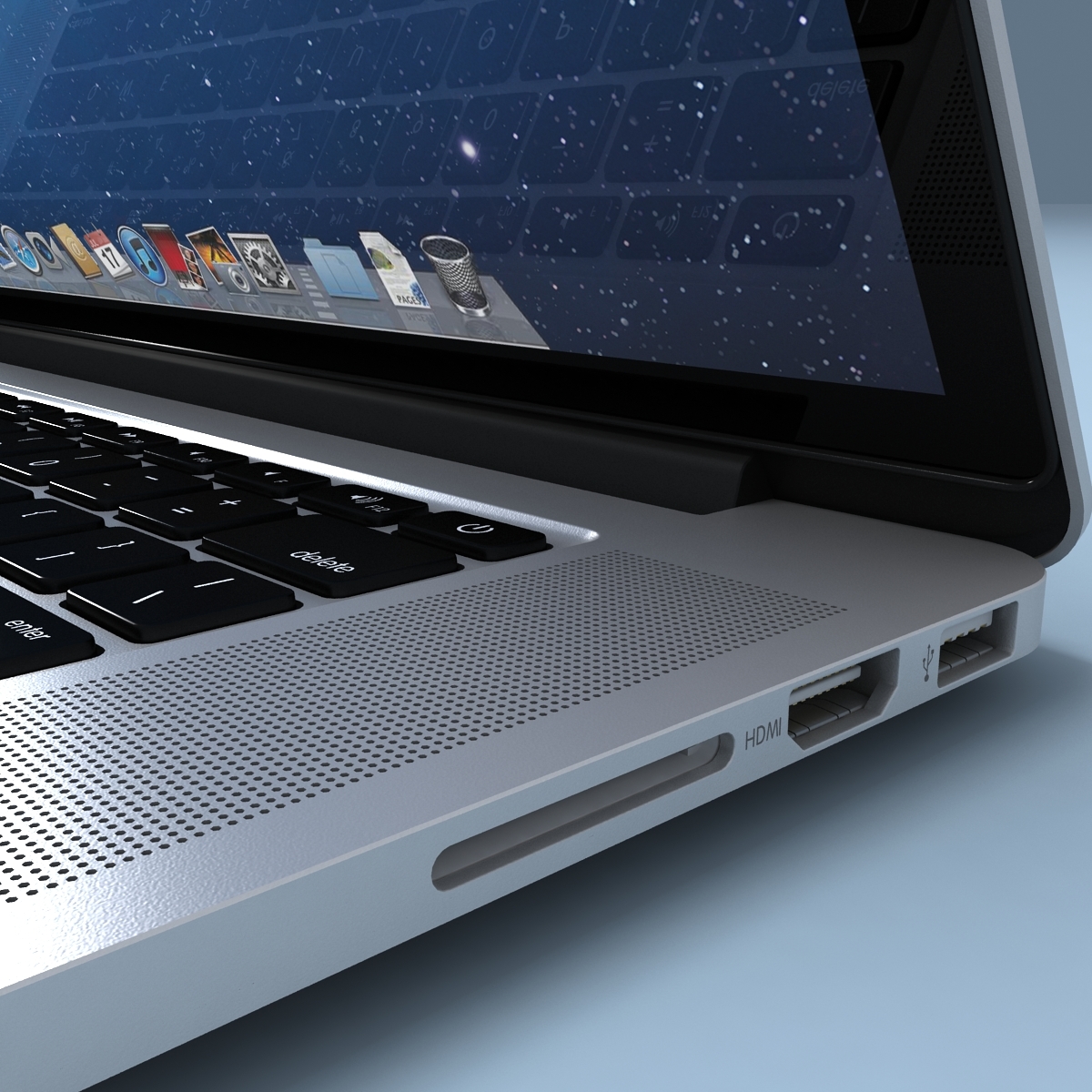 macbook pro retina display 3d model
