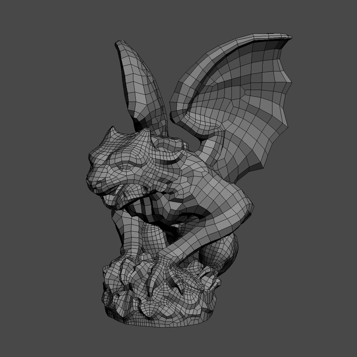 gargoyle 3d max