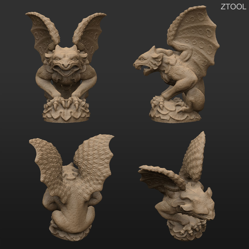 gargoyle 3d max