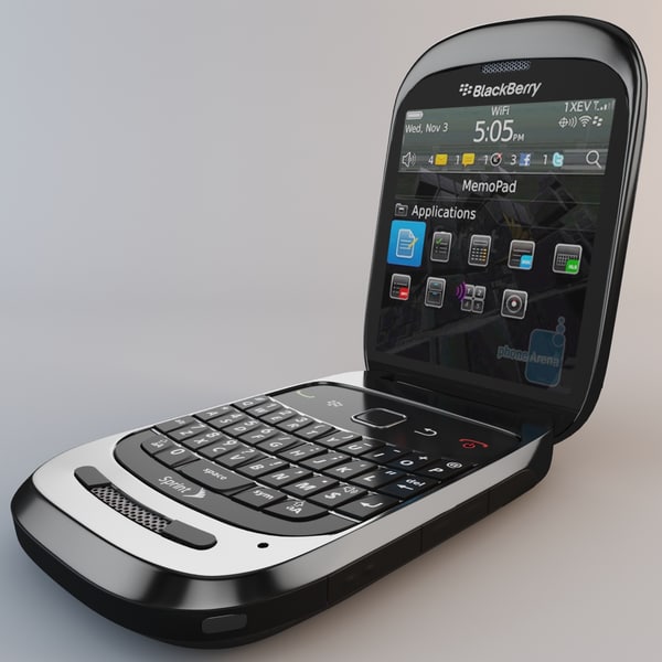 3d blackberry style 9670 cellphone