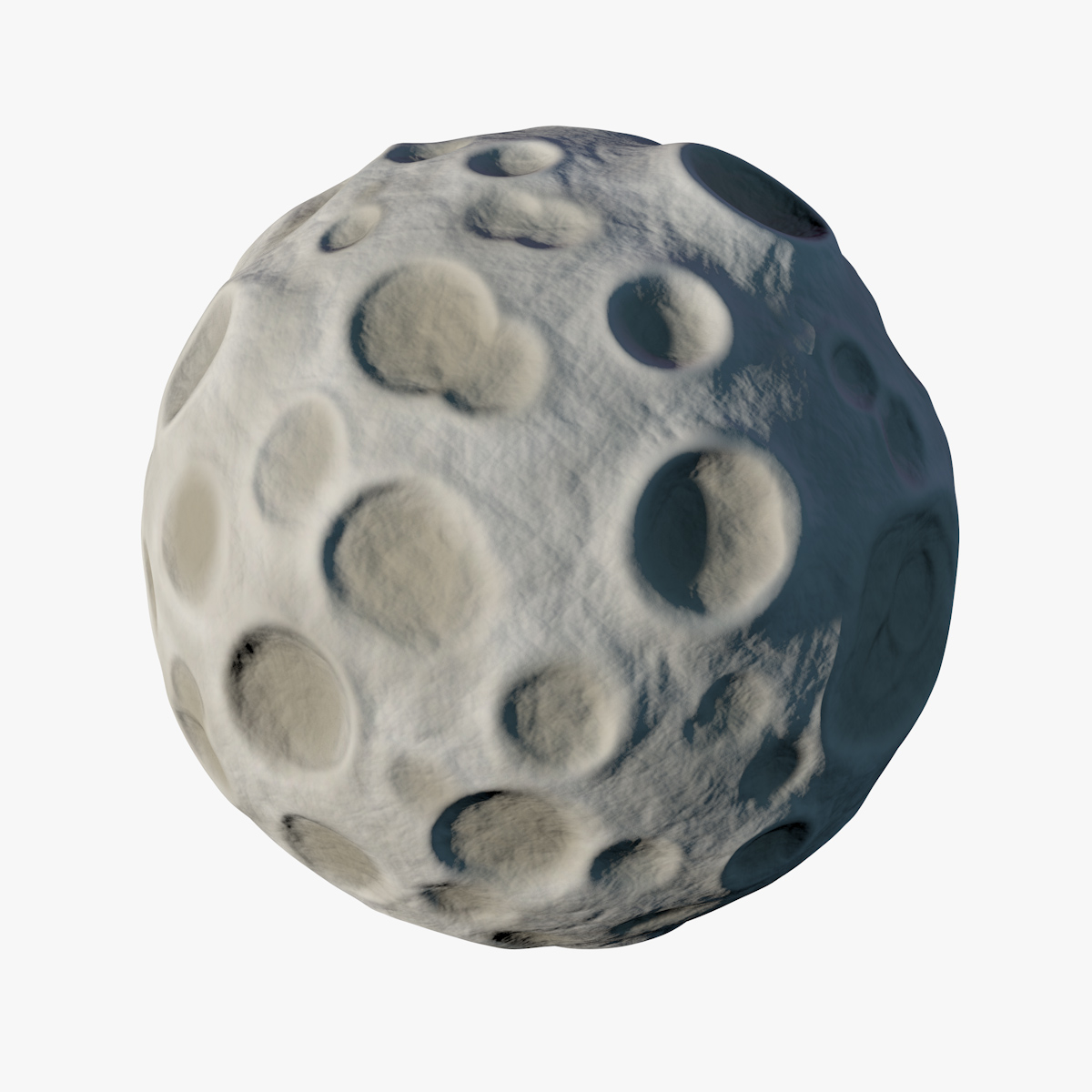 stylized cartoon moon 3ds