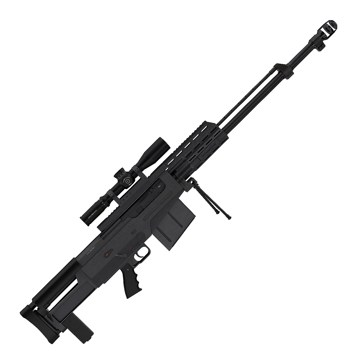 accuracy international as50 3d model