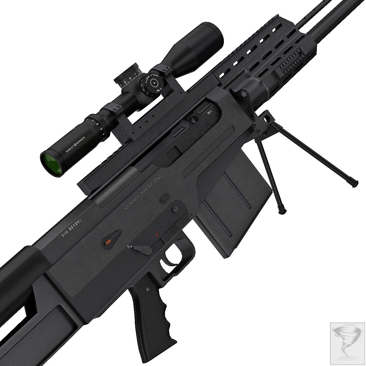 accuracy international as50 3d model