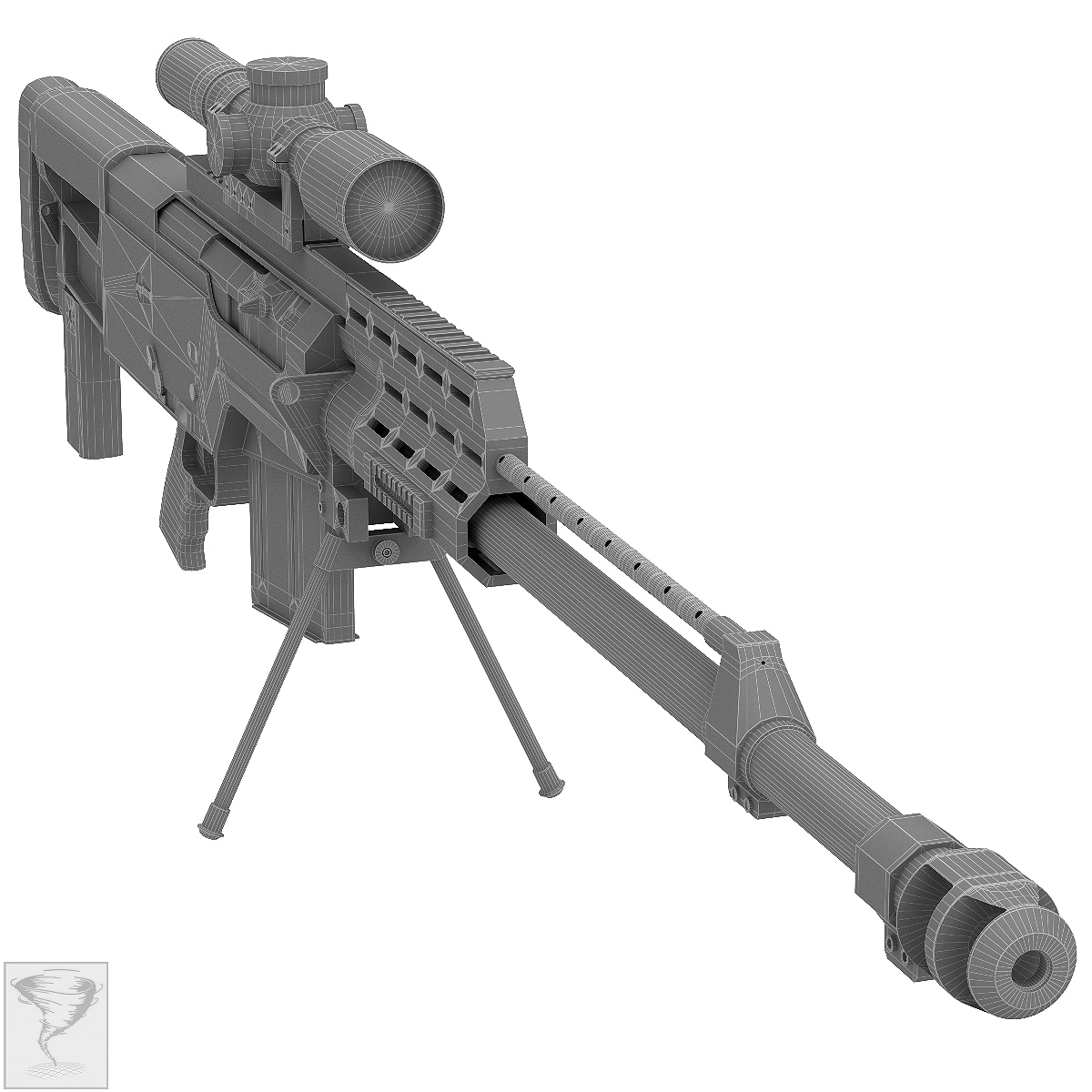 accuracy international as50 3d model