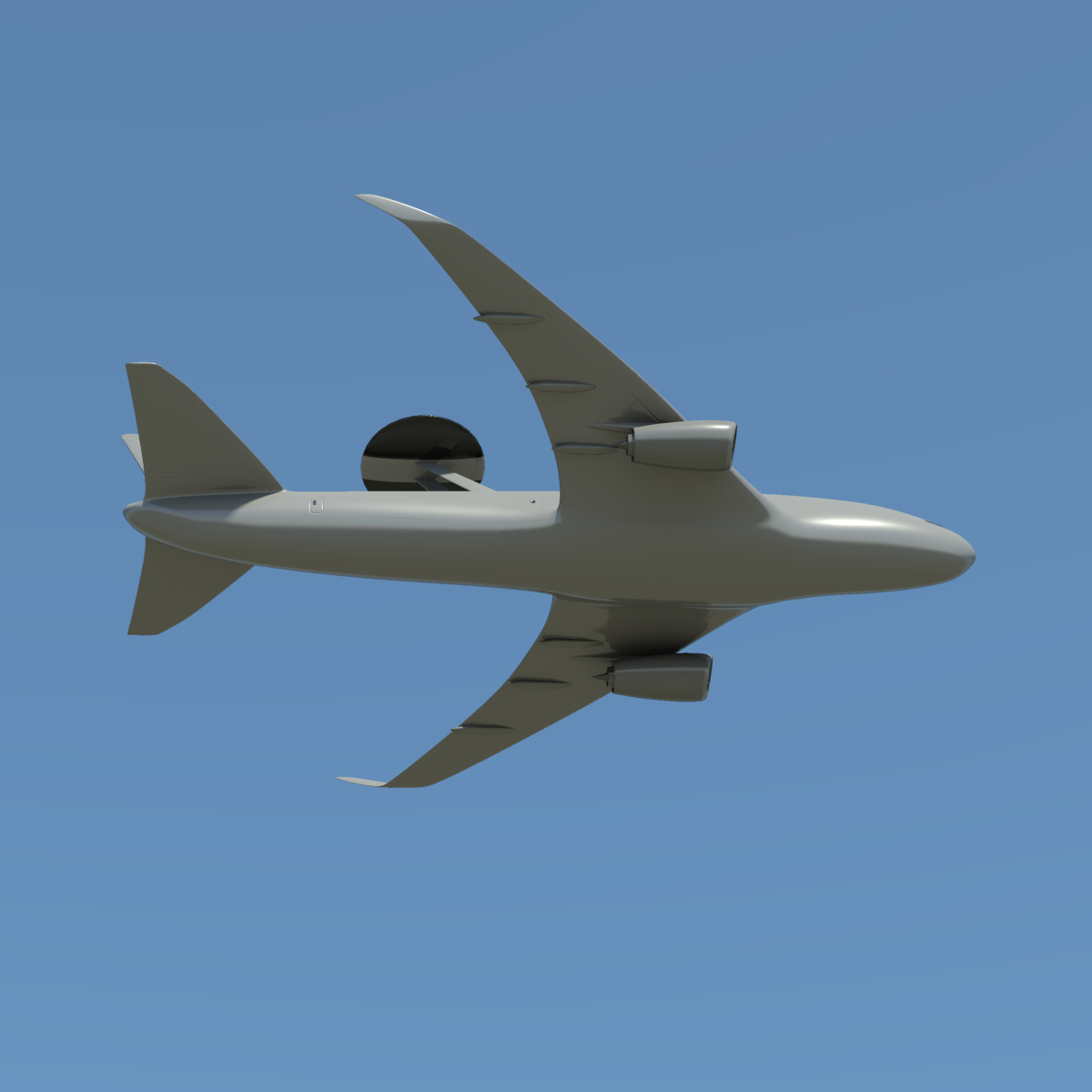 3d model airborne awacs