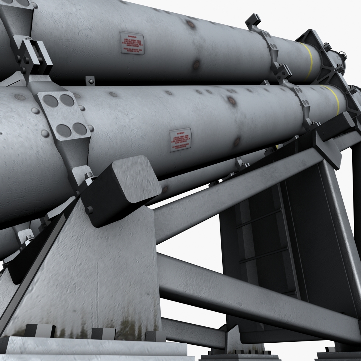 harpoon launcher mk 141 3d model