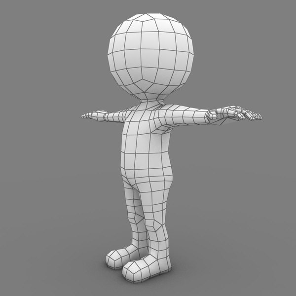 3d model biped