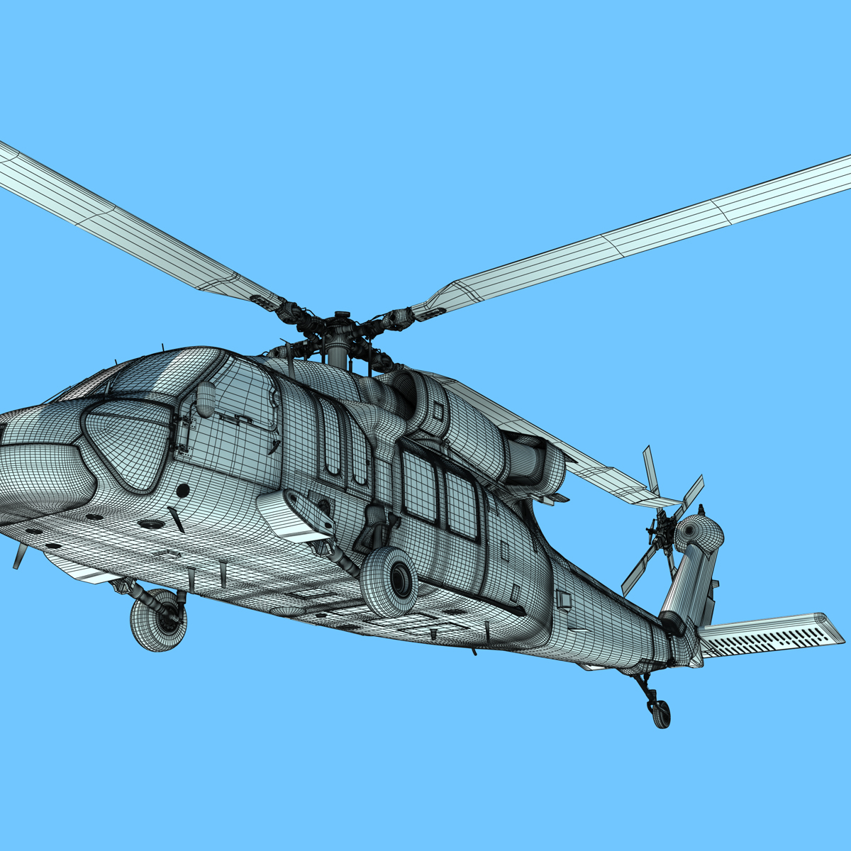 uh-60m blackhawk 3d x
