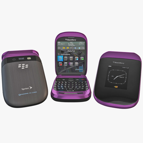 red blackberry style 9670 obj