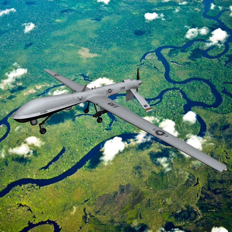 mq1 predator 3d model