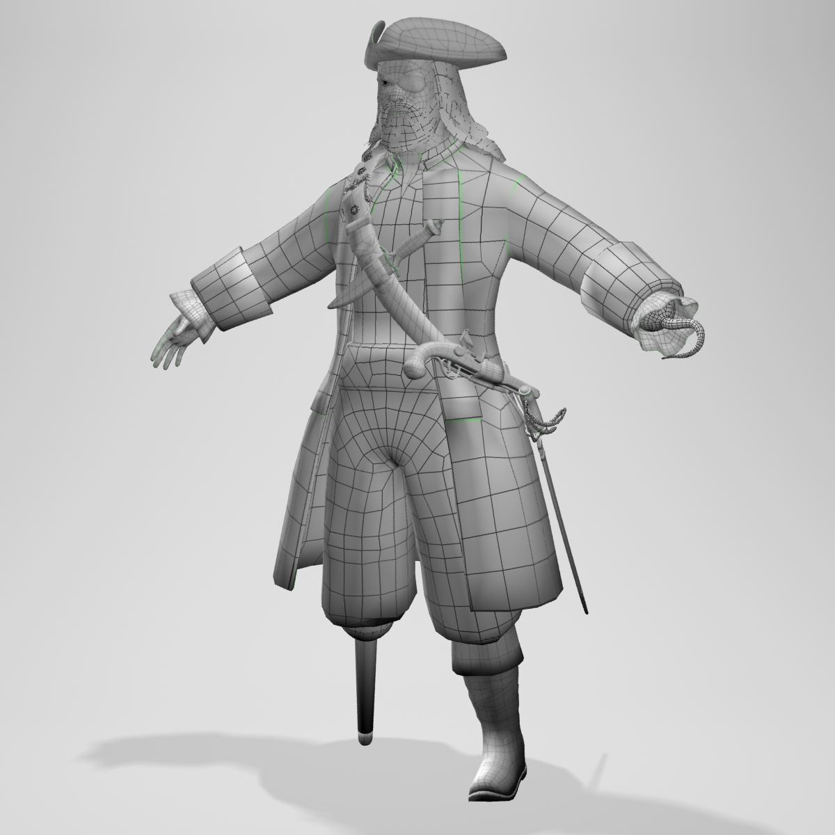 pirate 3d model