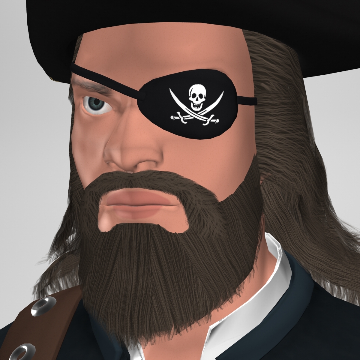 pirate 3d model