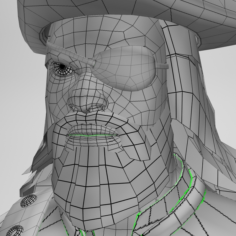 pirate 3d model