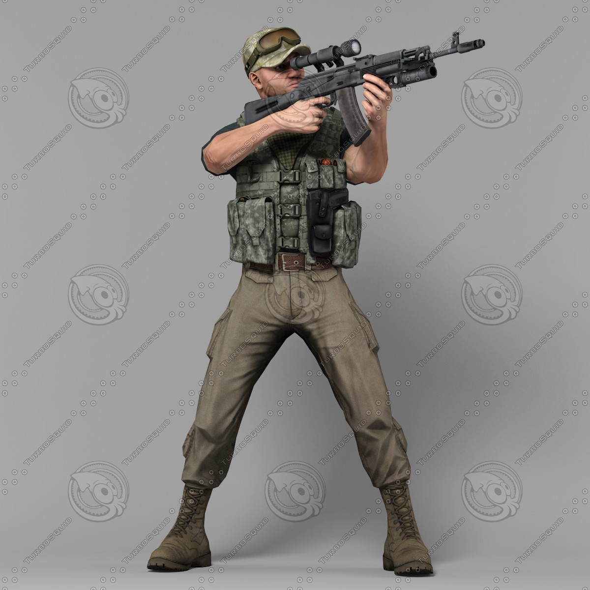 soldier mercenary rig max