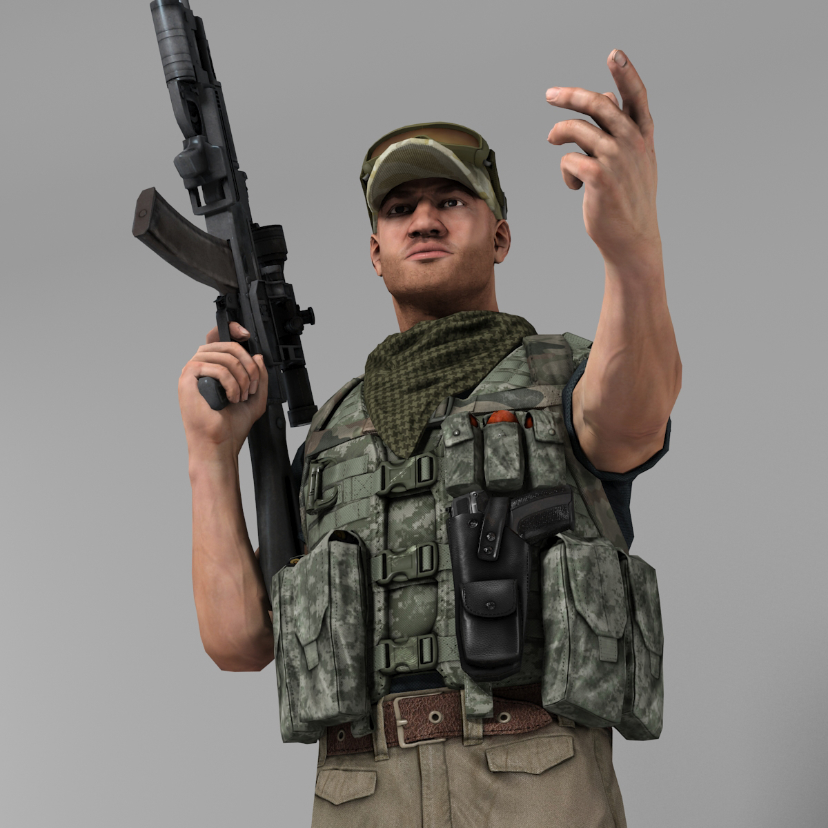 soldier mercenary rig max