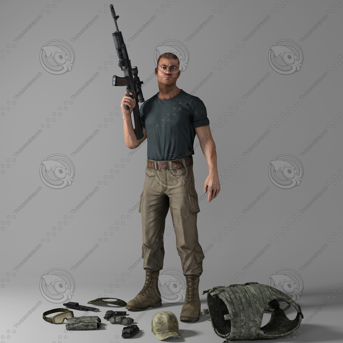 soldier mercenary rig max