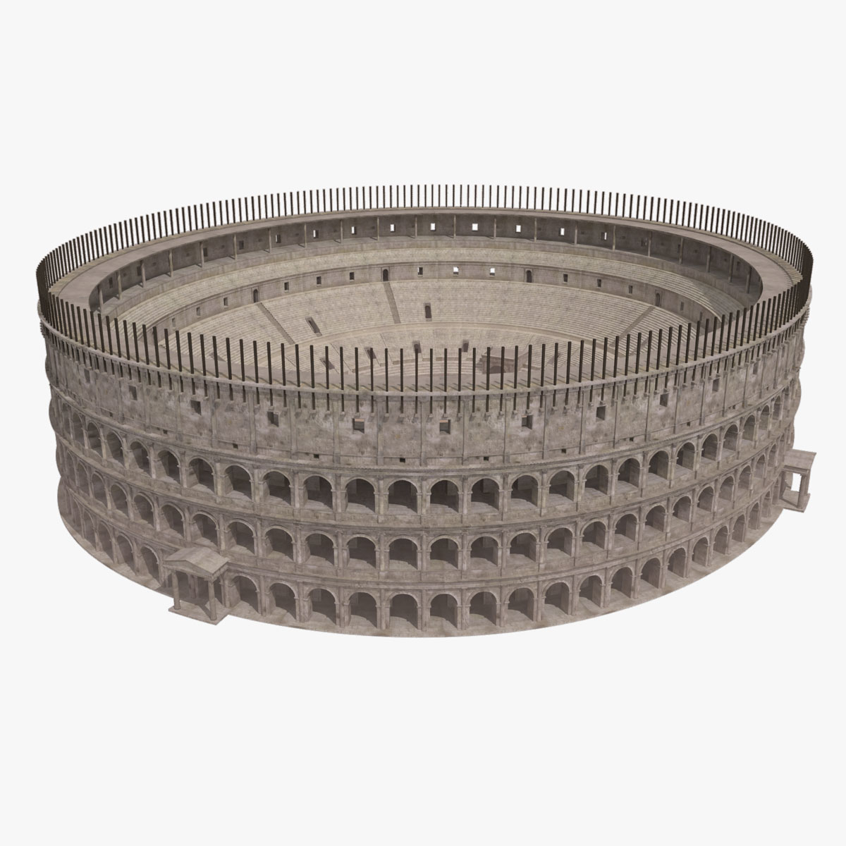 colosseum velarium arena 3d model