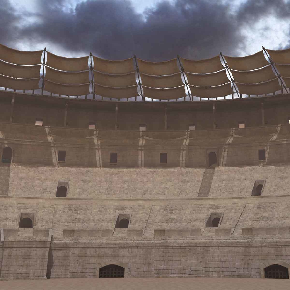 colosseum velarium arena 3d model