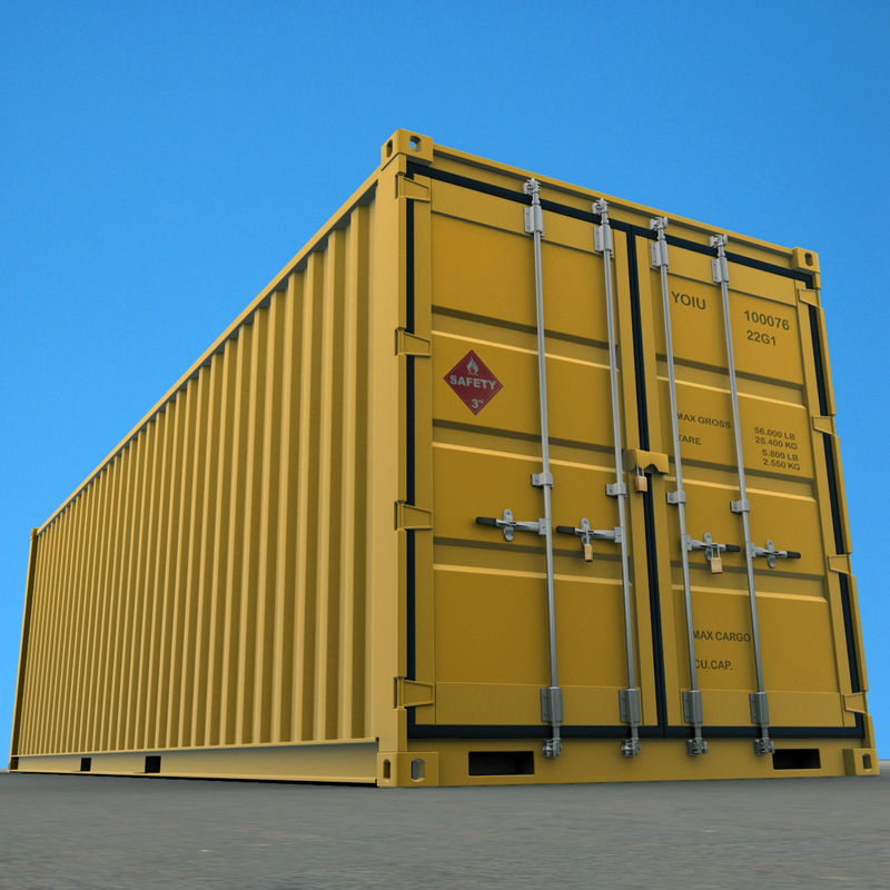 dxf iso 30 feet shipping container