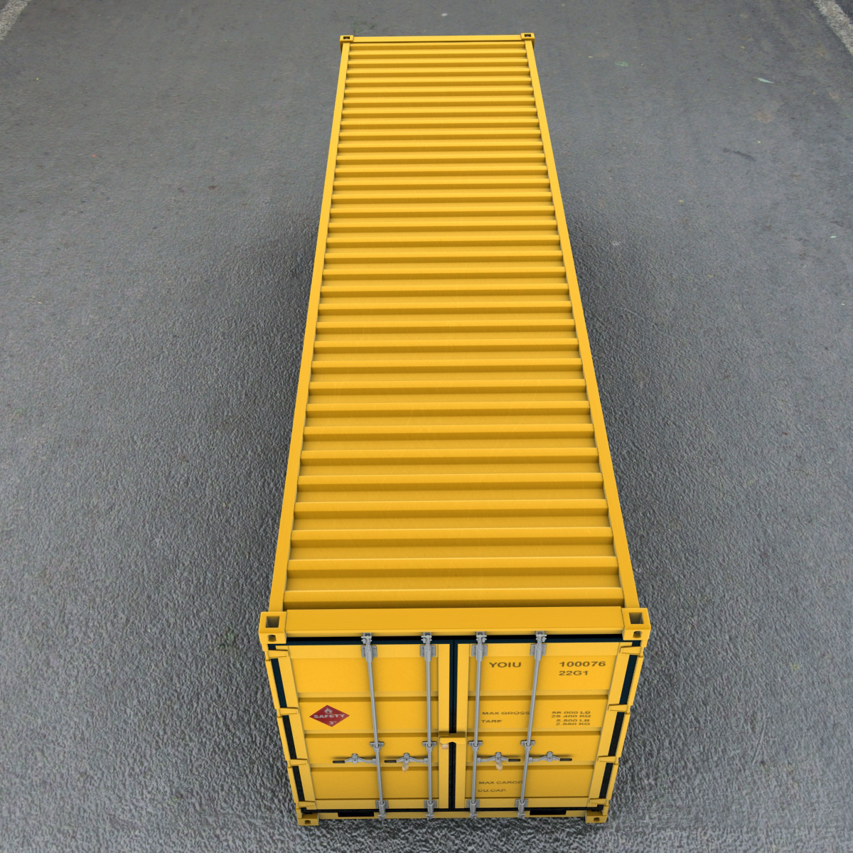 dxf iso 30 feet shipping container