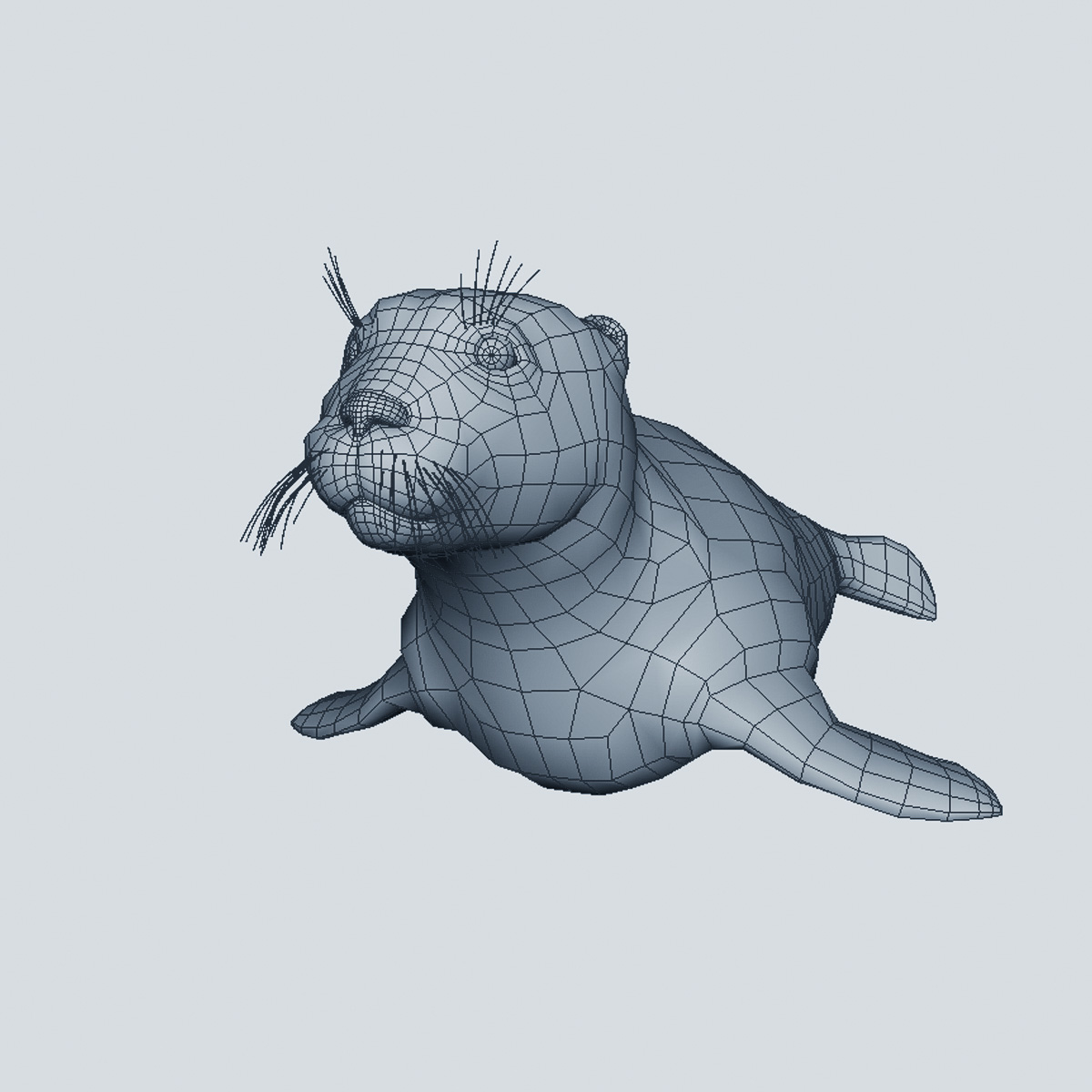 modelo 3d Foca de puerto - TurboSquid 721350