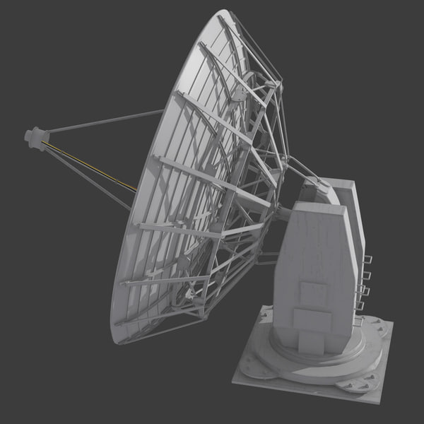 3d satellite dish