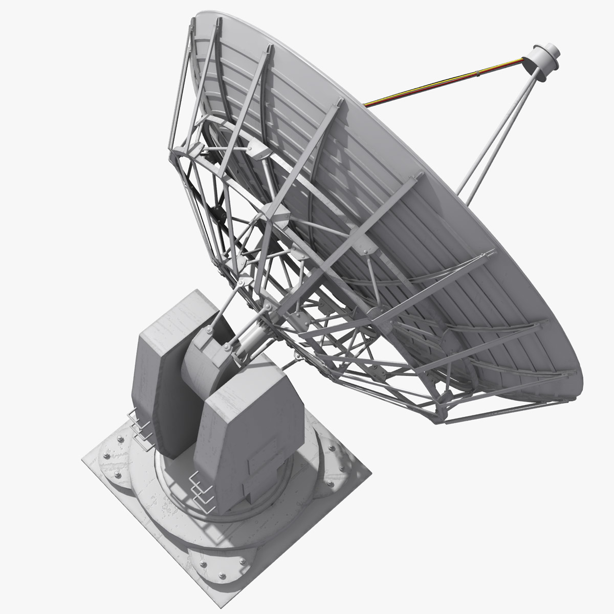 3d satellite dish