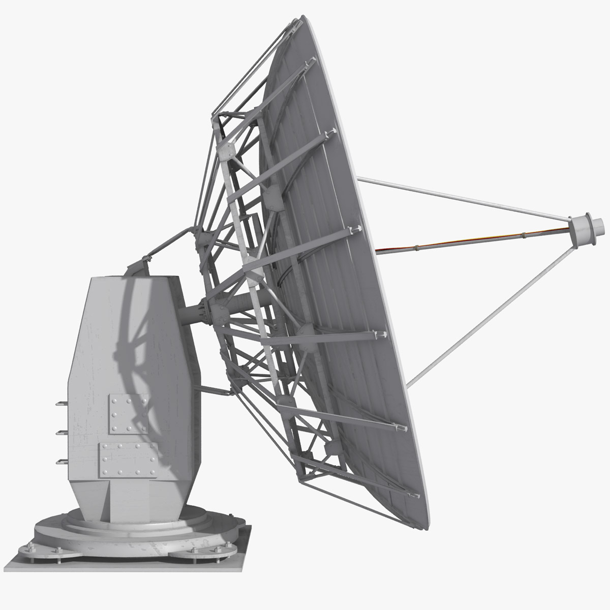 3d satellite dish