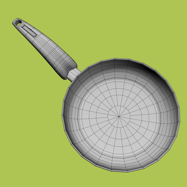 3d frying pan model