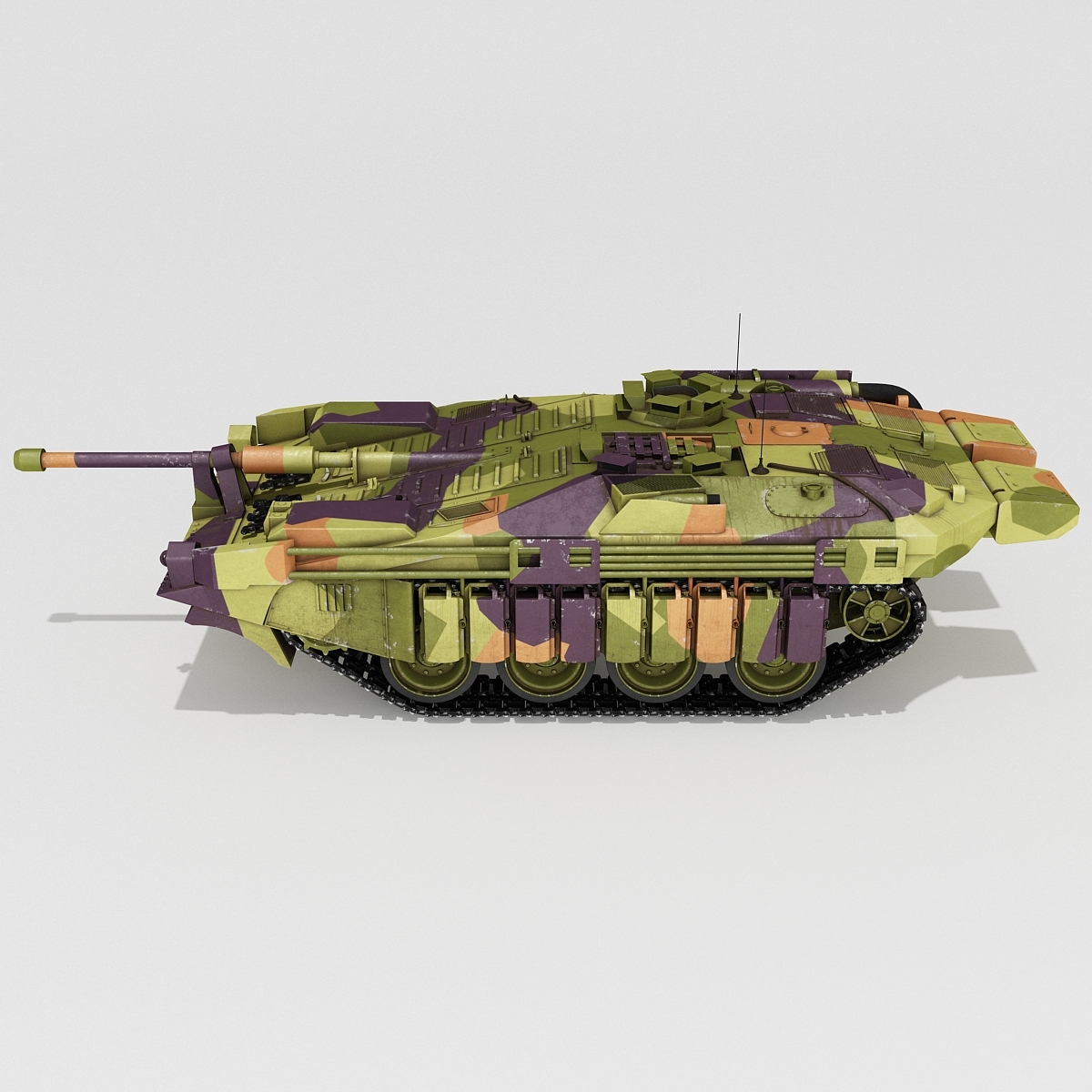 3d model swedish stridsvagn 103 main