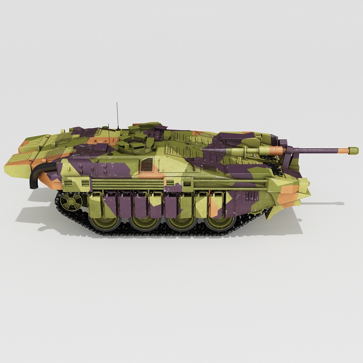 3d model swedish stridsvagn 103 main