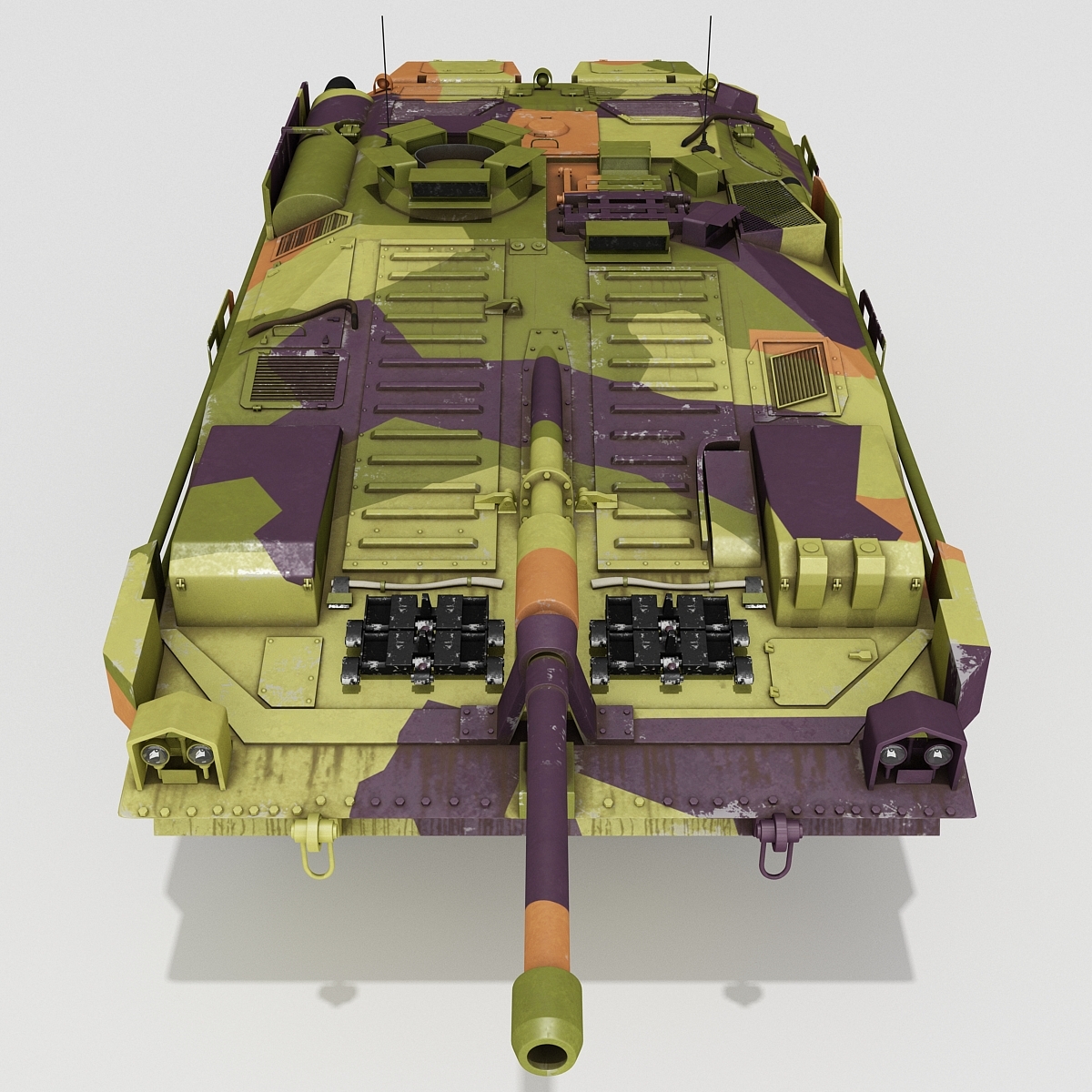 3d model swedish stridsvagn 103 main