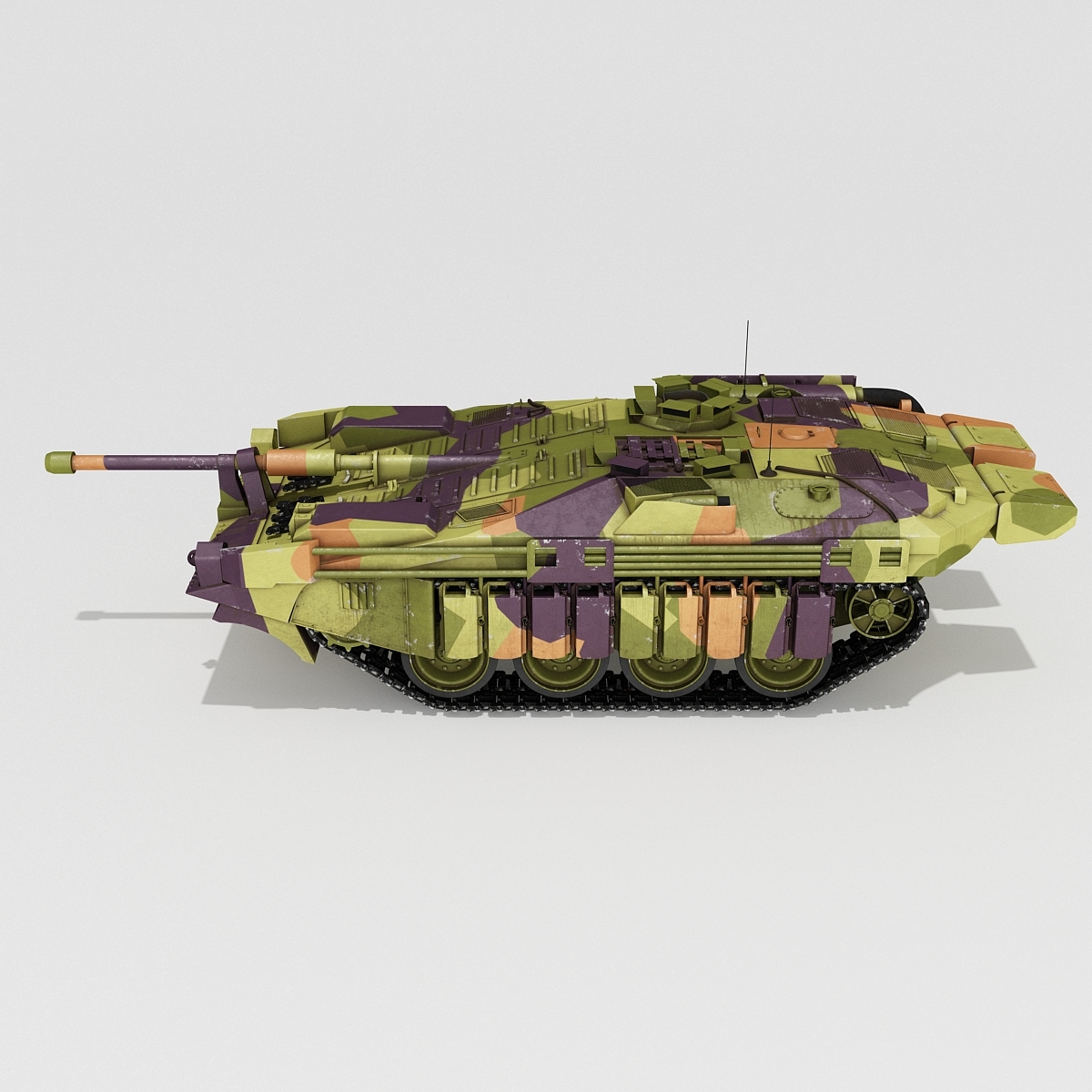 3d model swedish stridsvagn 103 main