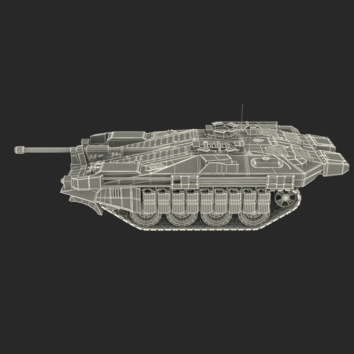 3d model swedish stridsvagn 103 main