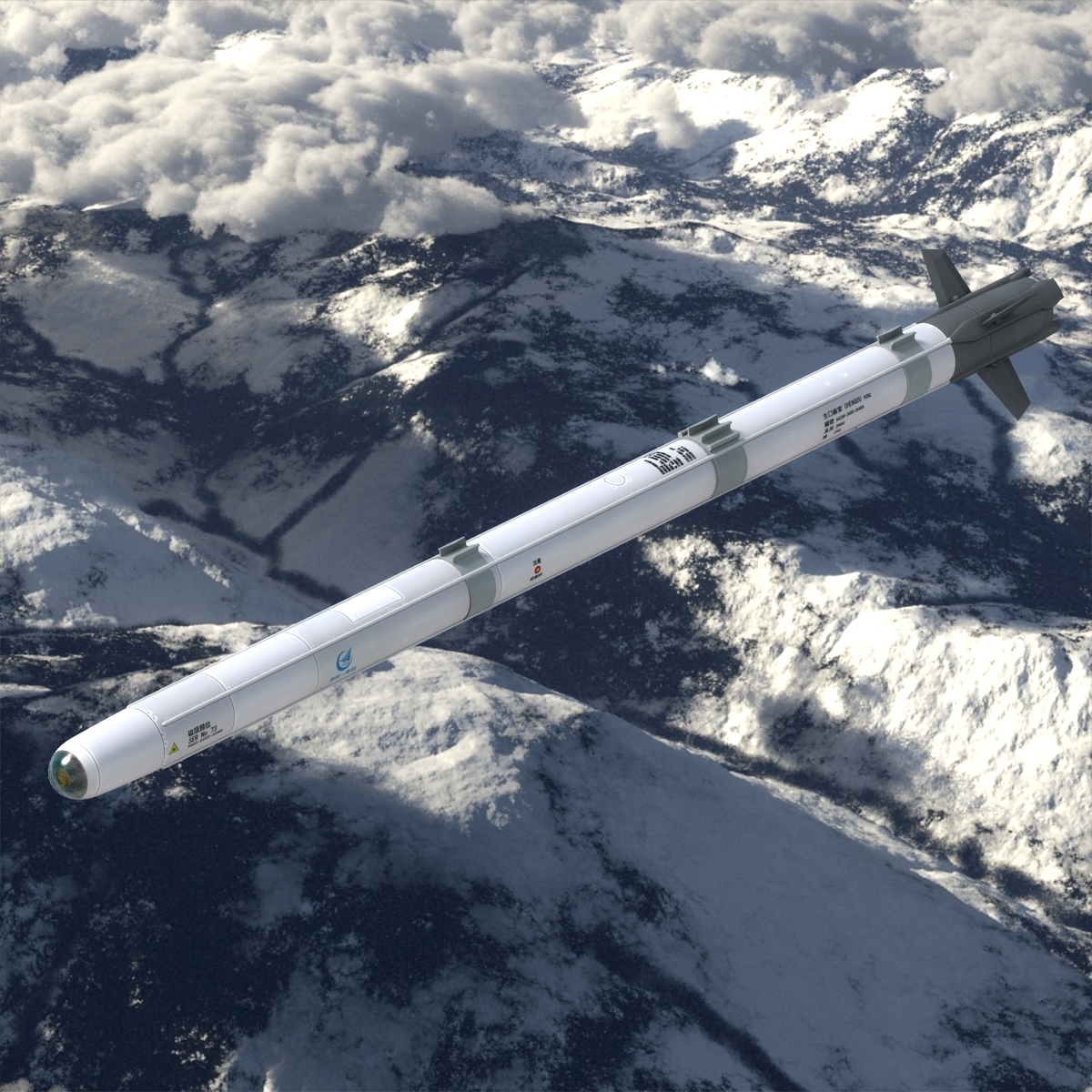 pl-10 missile 3d model