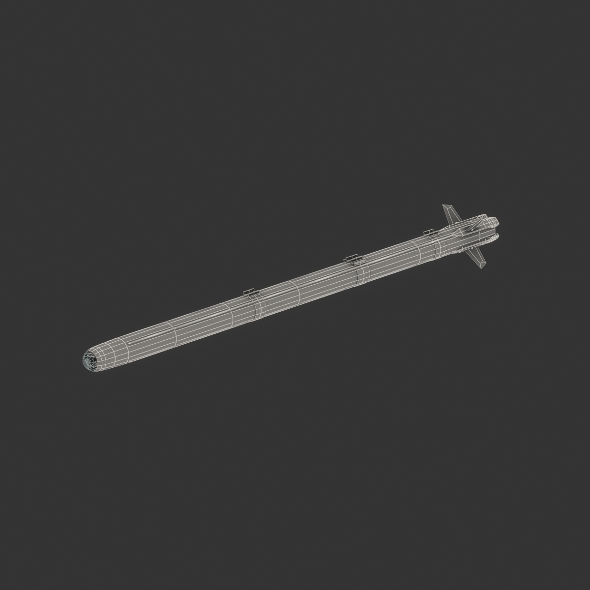 pl-10 missile 3d model